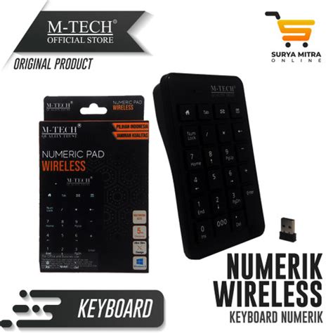Jual Keyboard Numerik Wireless Mtech Kota Surabaya Surya Mitra Online Tokopedia