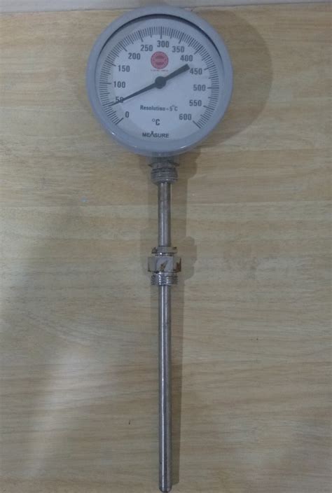 0 600 Degree Celcius Analog Temperature Meter Back Direct Dial Thermometer At Rs 2000 In Jaipur
