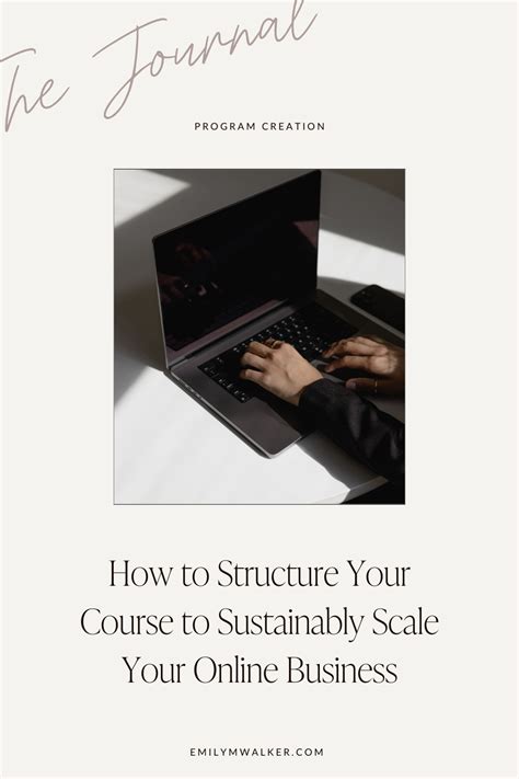 How To Structure Your Course To Sustainably Scale Your Online Business