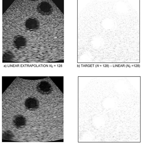 Extrapolated Images A Linear Extrapolation Image With N E 128
