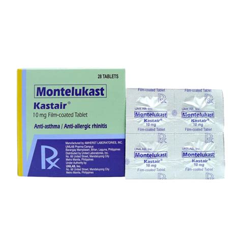 Kastair Montelukast 10mg Film Coated Tablet 1s Price In The