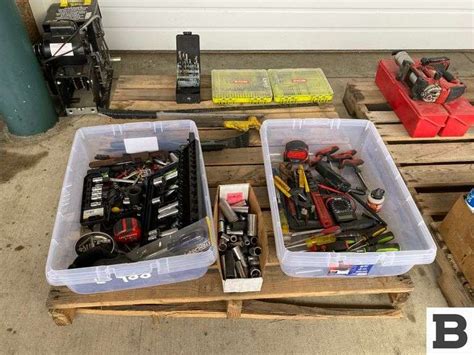 Misc Socket Set Screw Drivers Ryobi Bits Booker Auction Company