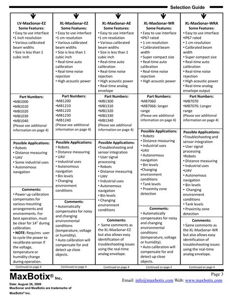 Sensor Selection Guide Pdf