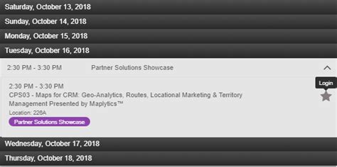 Start Planning Your Crmug Experience Login And Mark Sessions As Favorite Microsoft Dynamics