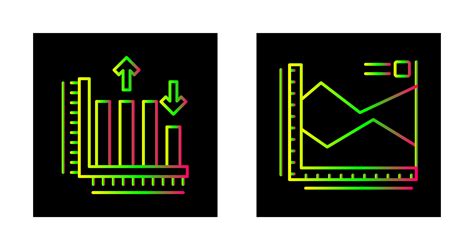 Spline Chart And Bar Graph Icon 33017958 Vector Art At Vecteezy
