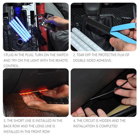 Sign Sound Controlled Led Strip For The Car Rgb X Spares Se
