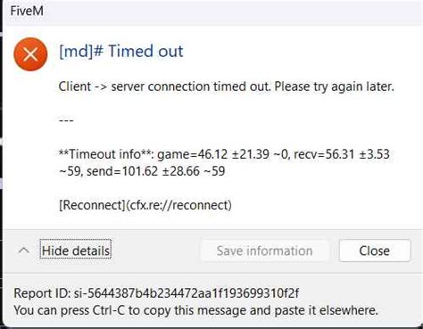 Fivem Crashes When Connecting To A Server FiveM Client Support Cfx Re Community