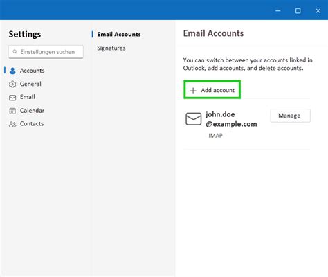 Manually Set Up An Email Account In The New Outlook For Windows Microsoft 365 Ionos Help