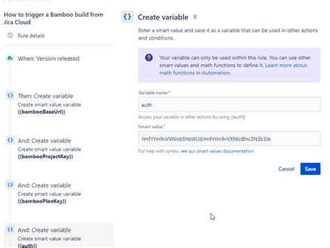 How To Trigger A Bamboo Build From Jira Cloud Tmc Application Lifecycle Management