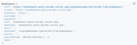 Middleware Redirect With Query Parameters Leads To Malformed Url On Vercel · Issue 45641