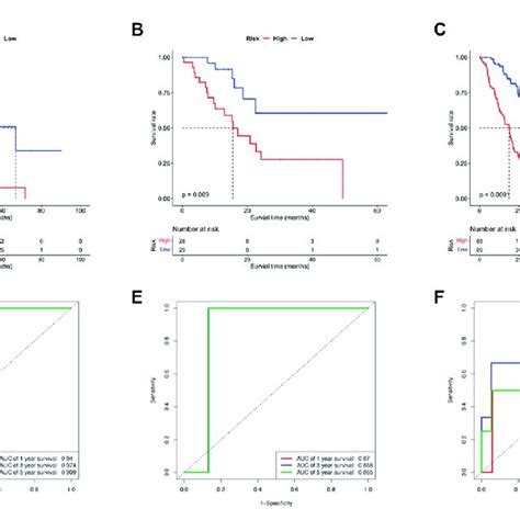 Evaluation Of The Efficacy Of Lncrna Based Signature A C The Download Scientific Diagram