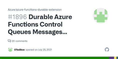 Durable Azure Functions Control Queues Messages Increase On High Or