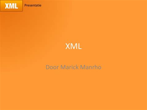 Ppt Xml Powerpoint Presentation Free Download Id5666336