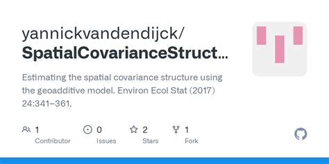 Github Yannickvandendijckspatialcovariancestructure Estimating The Spatial Covariance