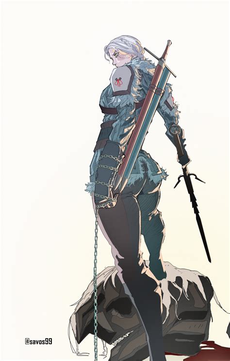 Ciri The Witcher And More Drawn By Savos Danbooru