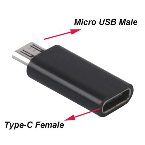 Pack Type C Female To Micro Usb Male Adapter Connector Connect Futural Digital Phone