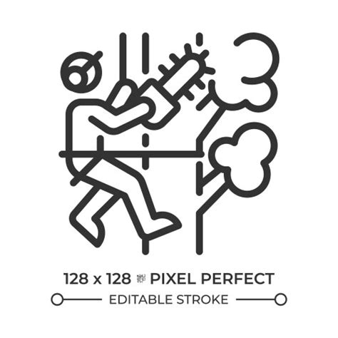 Tree Trimming Logo Vector Images Over