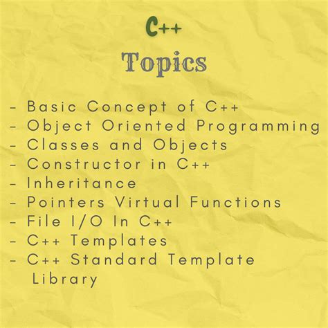 C Oops Programming Cpp Color Handwritten Notes Pdf Newtondesk