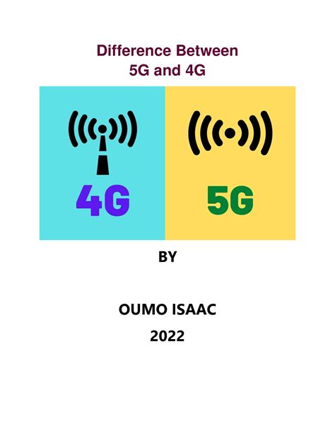 SOLUTION Difference Between 4g And 5g Technologies Studypool