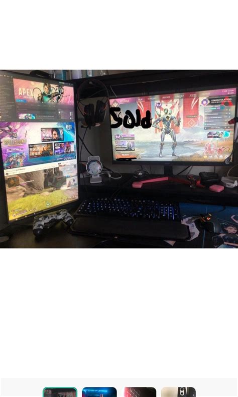 Full Set Gaming Pc Computers Tech Desktops On Carousell