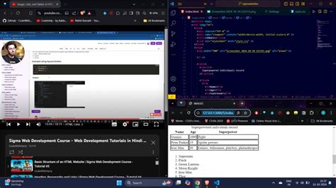 100daysofcode Html Tables Lists Webdevelopment 100daysofcode Learning Progress