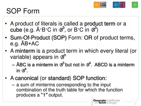 ppt ece2030 introduction to computer engineering lecture 6 canonical standard forms