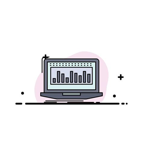 Data Financial Index Monitoring Stock Flat Color Icon Vector 13143184 Vector Art At Vecteezy