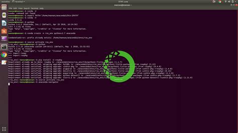 How To Configure Anaconda With Ros For Python Youtube