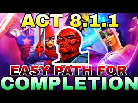 MCOC Act 8 1 1 Easy Path For Completion Highlights YouTube