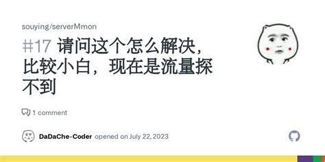 请问这个怎么解决比较小白现在是流量探不到 Issue 17 souying serverMmon GitHub