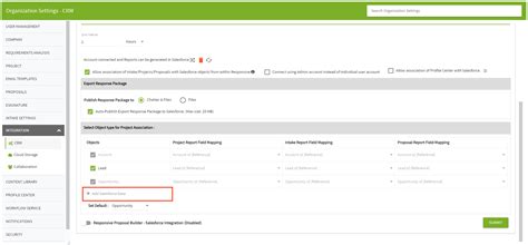 Configuring Custom Object Types For Salesforce For Proposal Builder Home