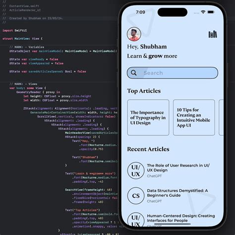 article reading app using swiftui r iosdev