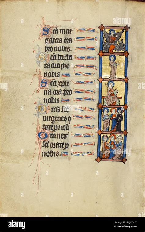 Saint Margaret And The Dragon Saint Barbara With A Book Saint