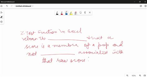 Solved Question 6 4 Points The Ztest Function In Excel Returns The