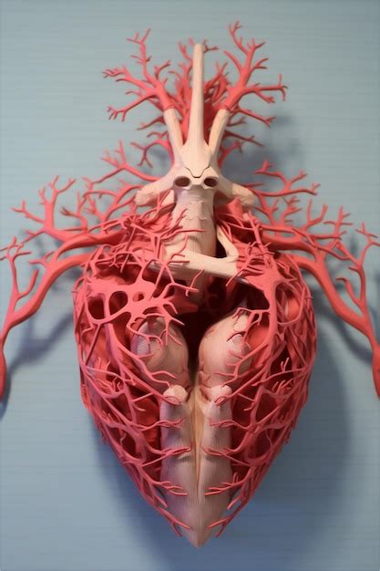 Premium Ai Image 3d Model Concept Of Cardiovascular System