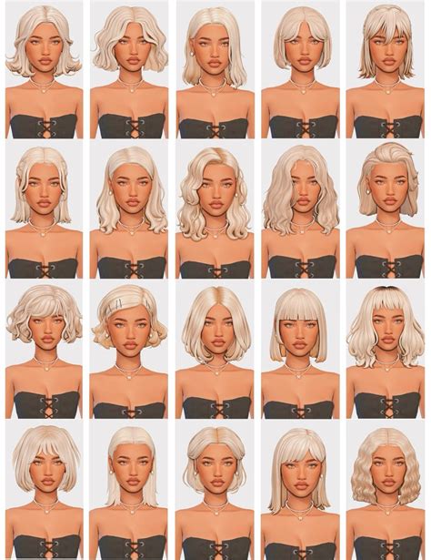Sims 4 Hair Cc Sims 4 Sims Sims Hair