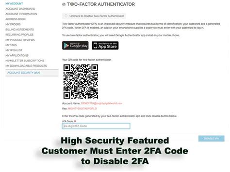 Two Factor Authenticator Extension For Magento By Mightydigitalworld Codester