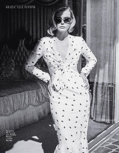 Elle Fanning Sexy Bikini And Grazia Cover Pics The Fappening