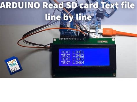 Arduino How To Read Sd Card Text File Line By Line Arduino Project Hub