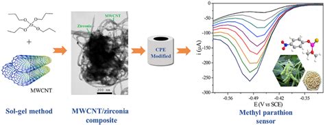 Scheme Of Preparation For The Mwcnt Zro2 Cpe Electrochemical Sensor And
