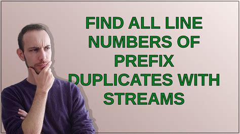Codereview Find All Line Numbers Of Prefix Duplicates With Streams