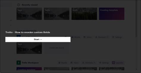 Trello How To Reorder Custom Fields