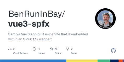GitHub BenRunInBay Vue3 Spfx Sample Vue 3 App Built Using Vite That Is Embedded Within An