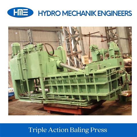 Mild Steel Triple Action Hydraulic Baling Press At ₹ 700000 In Yamuna Nagar