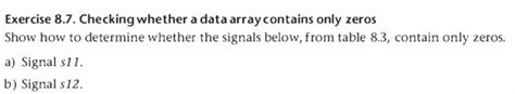 Exercise Checking Whether A Data Array Contains Chegg