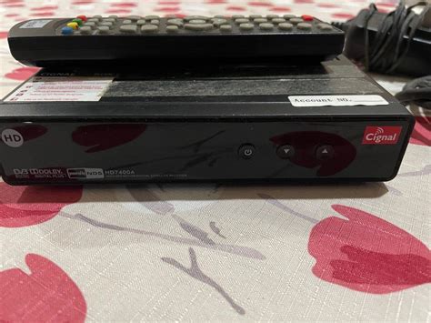 Cignal Tv Box With Remote TV Home Appliances TV Entertainment TV Parts Accessories On