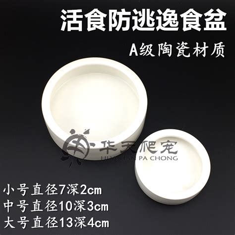 爬虫防逃逸食盆防逃脱爬宠蜥蜴守宫鬃狮面包虫大麦虫陶瓷超SUDO 虎窝淘