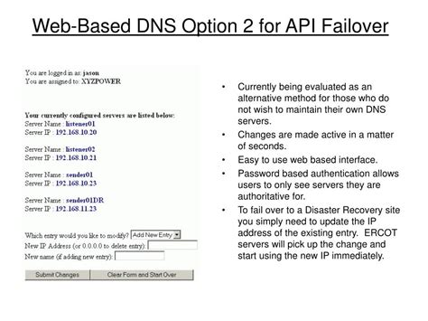Ppt Mp Failover Dns Option 1 For Api Failover Powerpoint Presentation Id 5183692