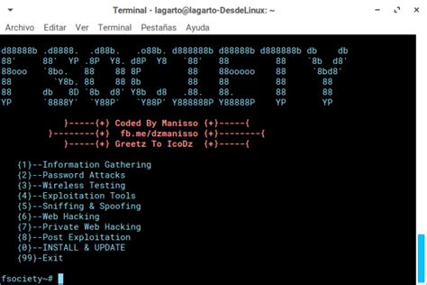Fsociety Un Excelente Pack De Herramientas Para Hacking