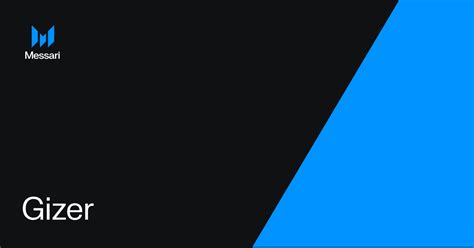 Gizer Price Research News And Fundraising Messari